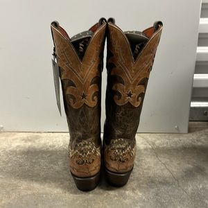 Lucchese | Shoes | Lucchese 883 Rattler Snake Handmade Cowgirl Boots ...